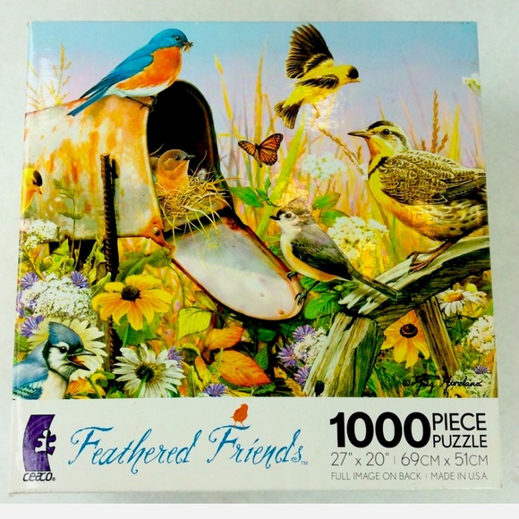 ceaco | Games | Ceaco Feathered Friends Country Road Gathering 00 Piece ...